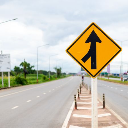 MUTCD Merge Signs | Buy Merging Traffic Signs - Trans-Supply