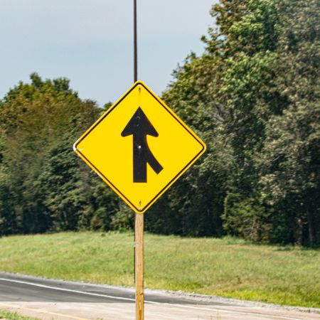 MUTCD Merge Signs | Buy Merging Traffic Signs - Trans-Supply