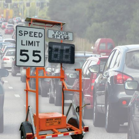 Radar Speed Limit Signs | Buy Bulk Digital Speed Limit Signs - Trans-Supply