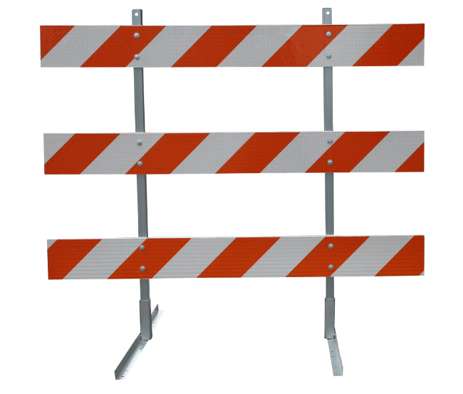 Type III Wood Barricades, Traffic Barricades, 120" Type 3 Barricades ...